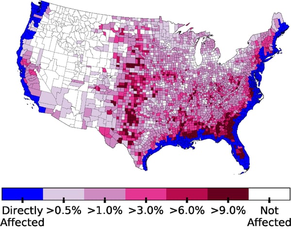 USC study says rising sea levels could reshape the U.S. Map
