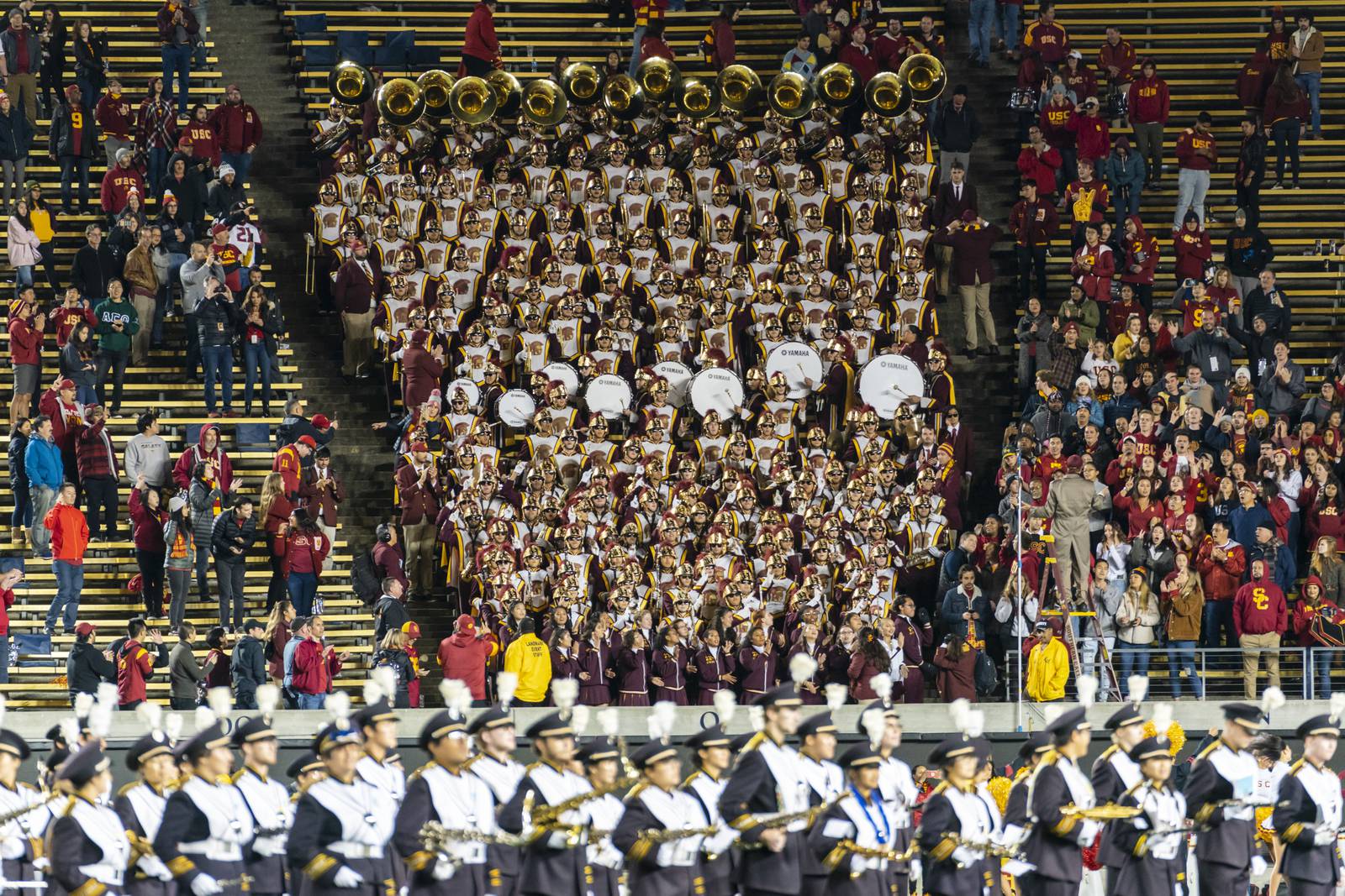 USC marching band apologizes for playing during the memorial to Cal ...